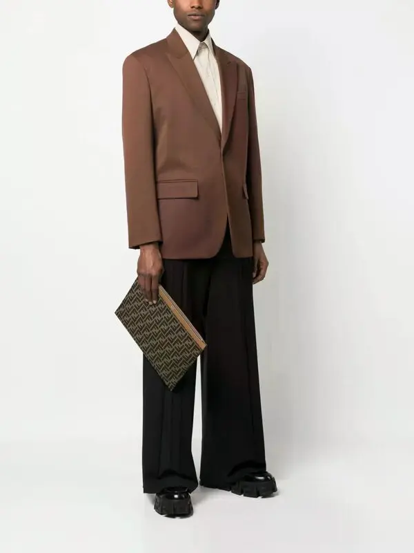 Fendi Monogram Pattern Clutch