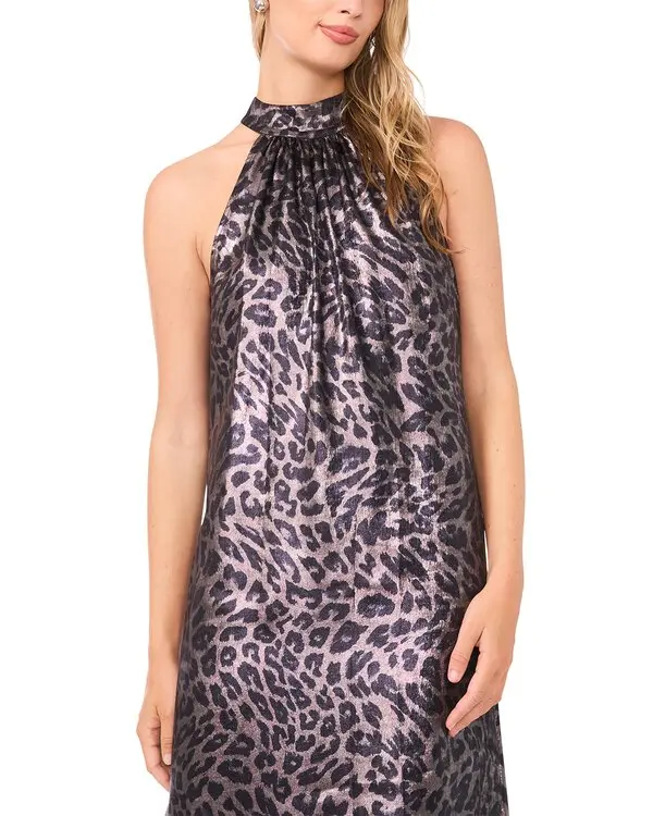 Vince Camuto Halter High Neck Maxi Dress