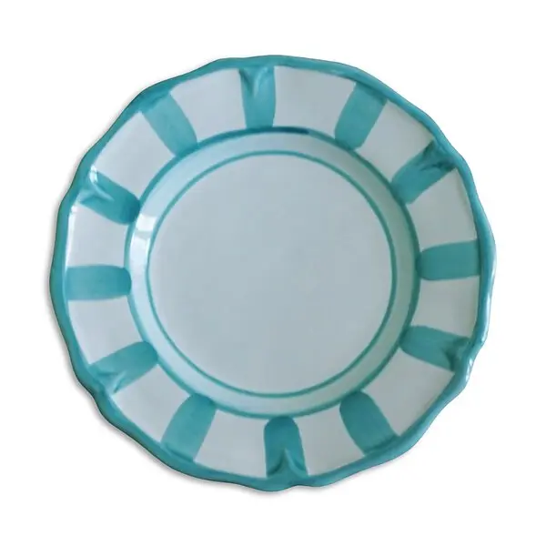 LA GABBIANELLA Rimini Salad/dessert Plate - Aqua