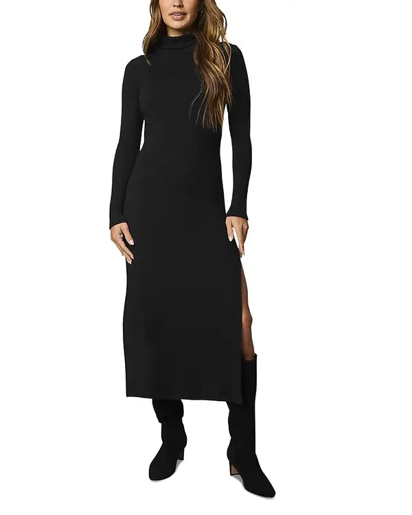 Splendid Rylee Turtleneck Dress - Black