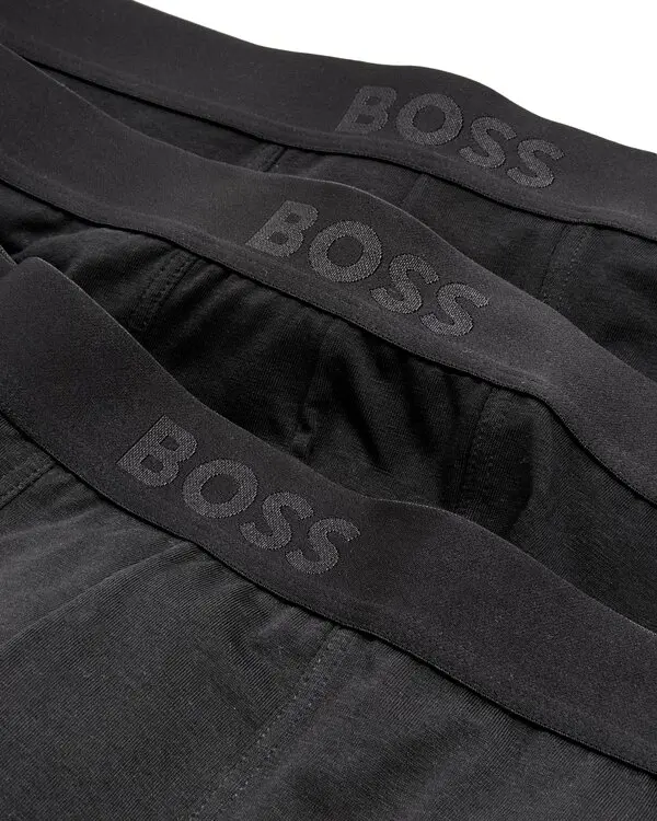 BOSS One Boxer Trunks, Pack Of 3 - Black