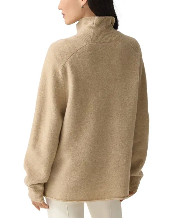Theory Astor Turtleneck Sweater - Beige