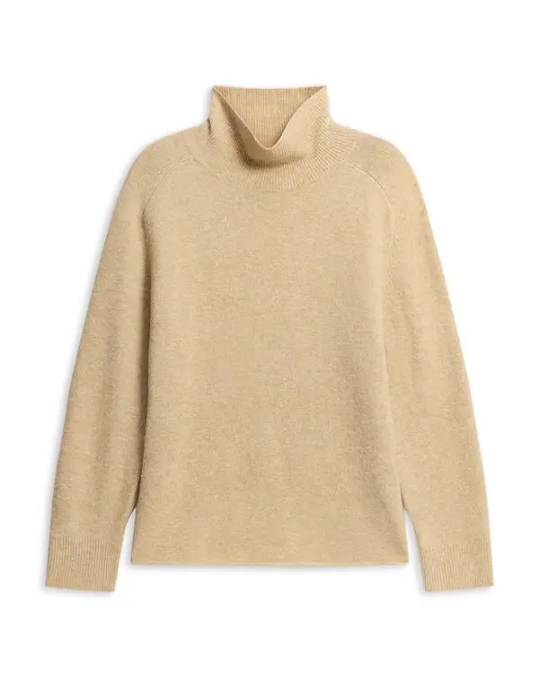 Theory Astor Turtleneck Sweater - Beige
