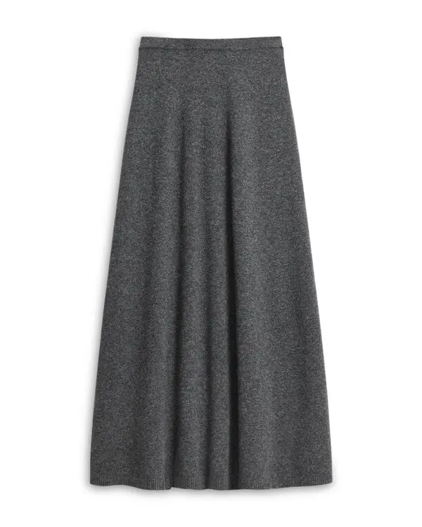 Theory Astor Soft Maxi Skirt - Charcoal