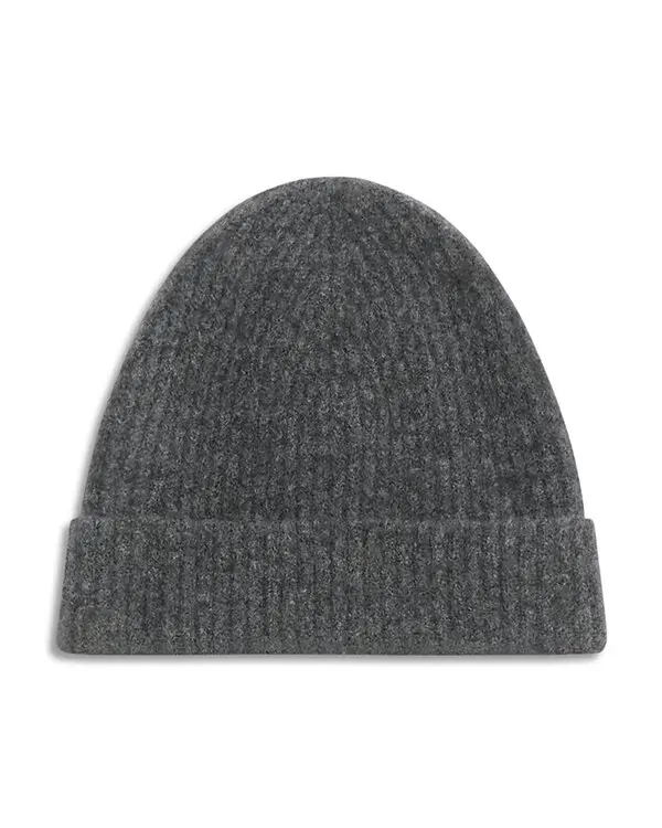 Theory Chunky Beanie - Charcoal