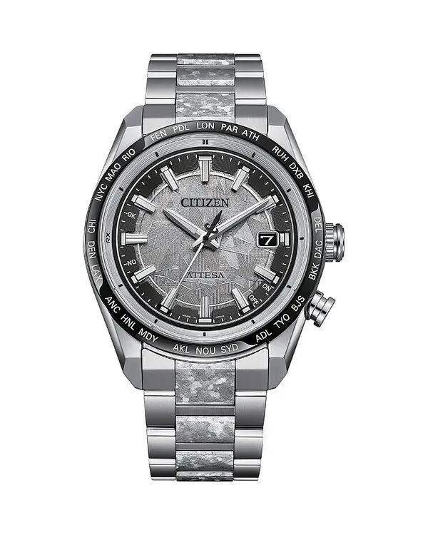 Citizen Premier Eco Attesa Special Edition Watch, 41mm - Silver/silver