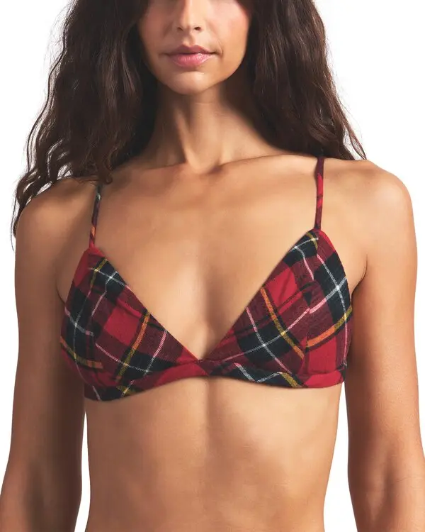 SKIMS Flannel Bralette