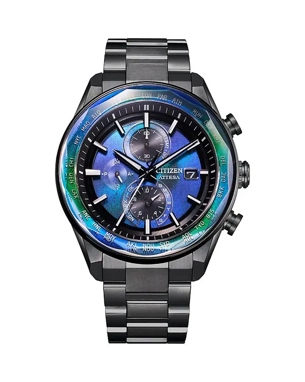 Citizen Premier Eco Attesa Chronograph 42mm - Blue/black