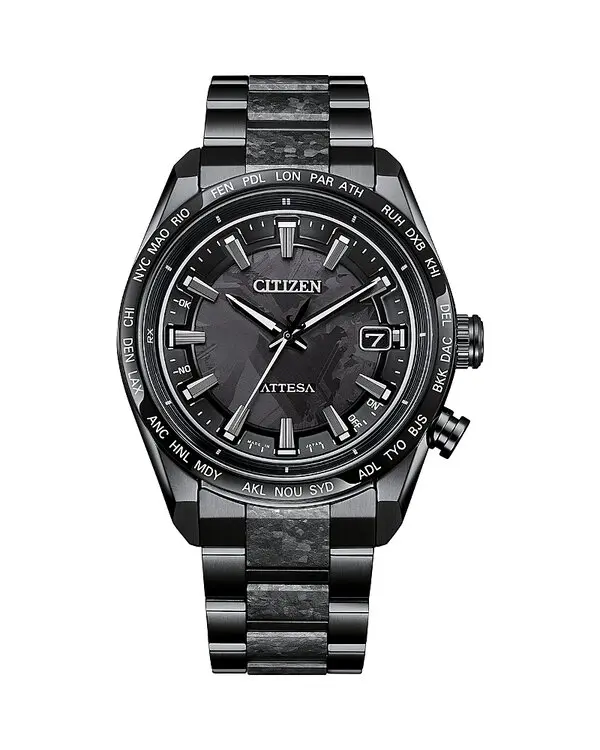 Citizen Attesa Hakuto-r Watch 41mm - Black/black