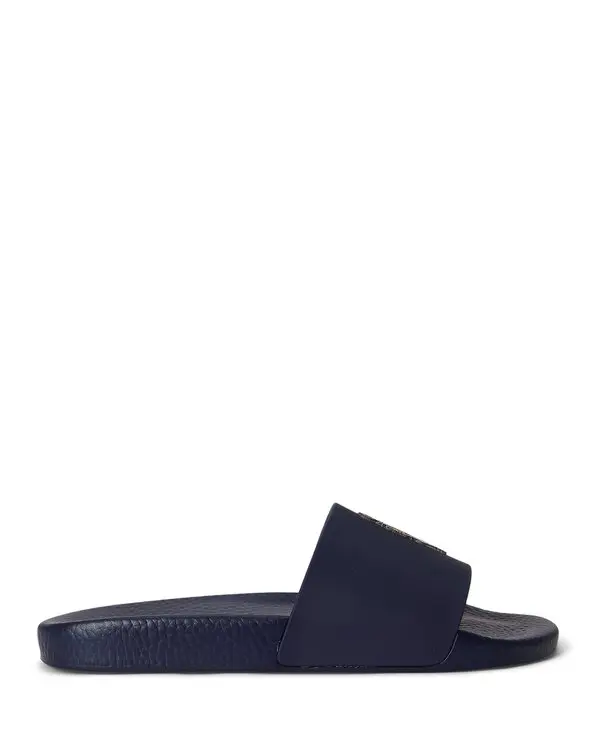 Ralph Lauren Slides - Navy Bear