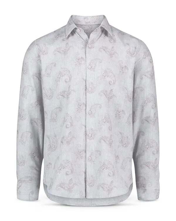 Robert Graham Knox Printed Long Sleeve Button Front Shirt