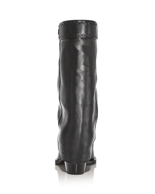 Fendi Leather Mid-calf Boots