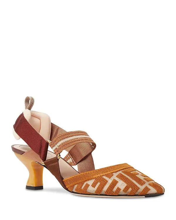 Fendi Colibri Ff Slingback Pumps
