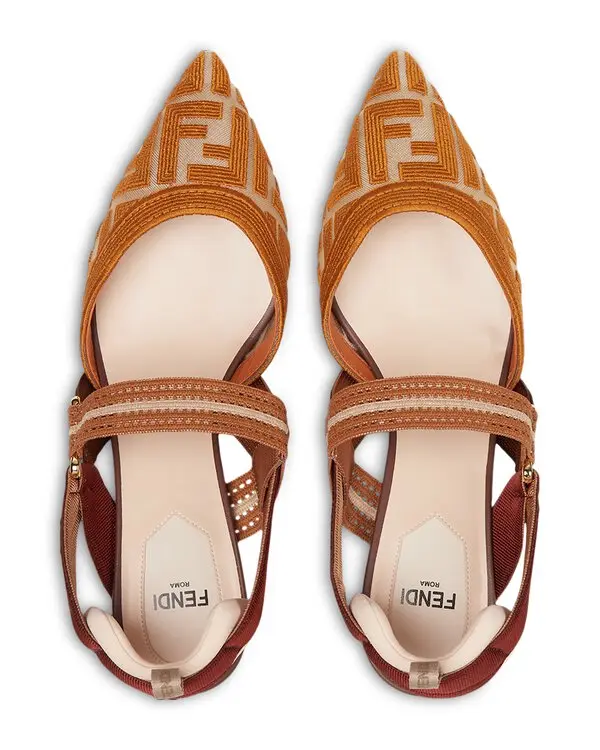 Fendi Colibri Ff Slingback Pumps