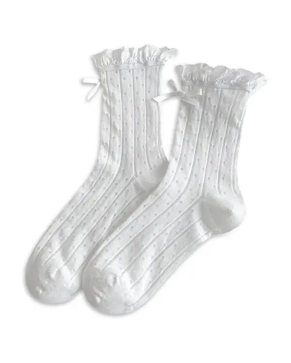 HIGH HEEL JUNGLE Coquette Sheer Ribbon Socks Set