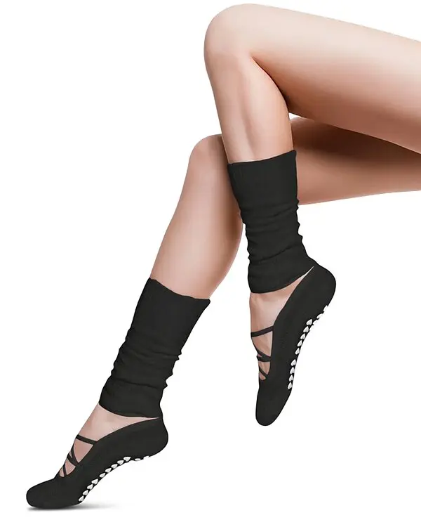HIGH HEEL JUNGLE Studio Grip Premium Socks - Black