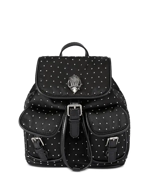 Kurt Geiger Hoxton Small Studded Backpack - Black