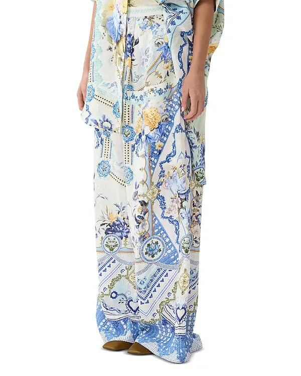 Camilla Linen Wide Leg Pants