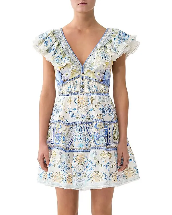 Camilla Ruffled Tiered Dress