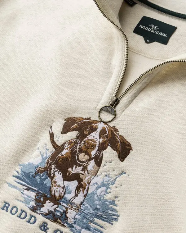 Rodd & Gunn Gunner's Track Quarter Zip Sweatshirt