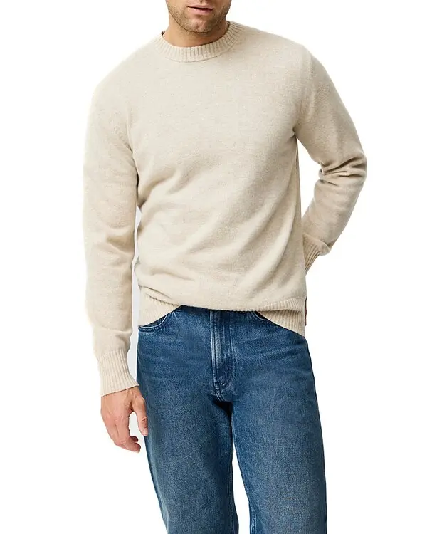 Rodd & Gunn Stewart Island Wool & Cashmere Crewneck Sweater - Barley