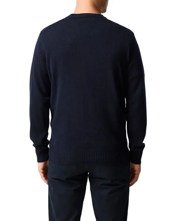 Rodd & Gunn Stewart Island Wool & Cashmere Crewneck Sweater - Midnight