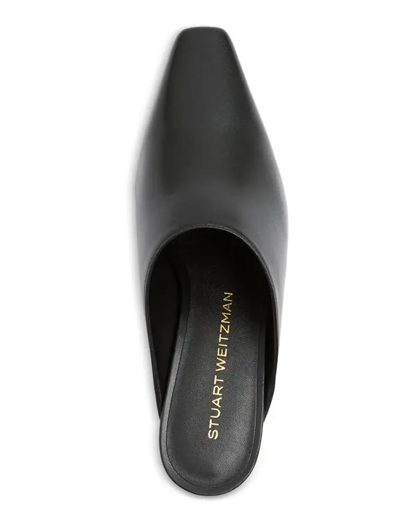 STUART WEITZMAN Stassi Mule Pumps - Black