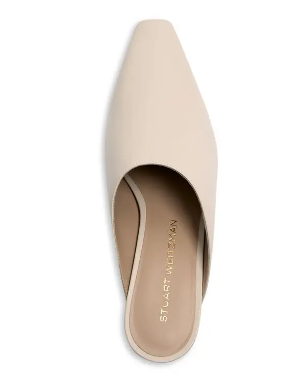 STUART WEITZMAN Stassi Mule Pumps - Linen