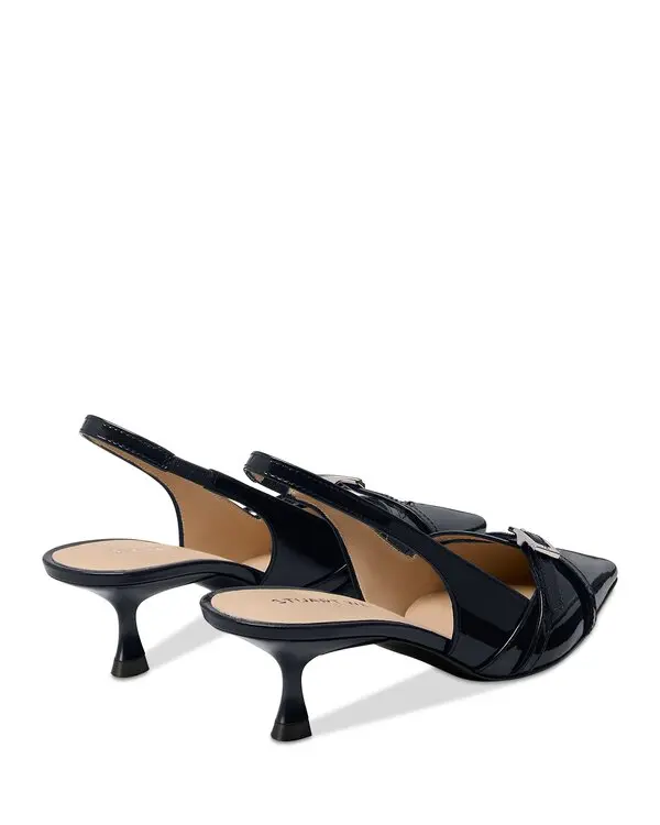 STUART WEITZMAN Georgie 50 Slingback Pumps - Nice Blue