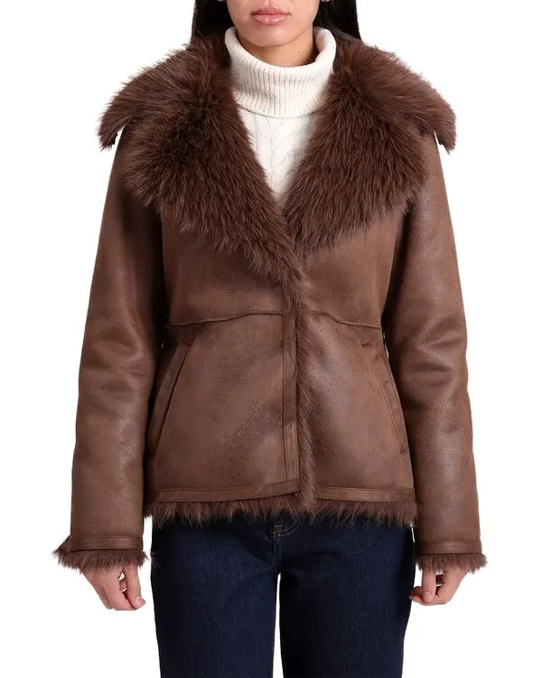 Bagatelle Faux Suede & Shearling Jacket