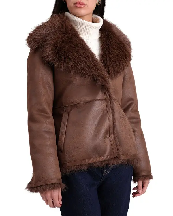 Bagatelle Faux Suede & Shearling Jacket