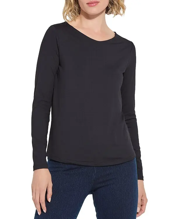 Lyssé Lyssential Long Sleeve Top - Black