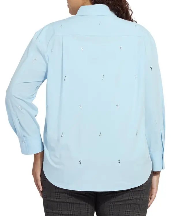 Lyssé Skye Crystal Embellished Shirt