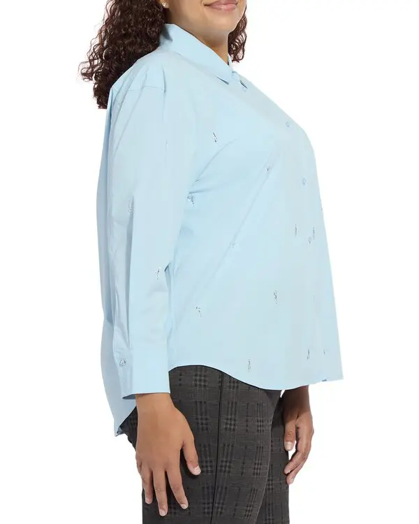 Lyssé Skye Crystal Embellished Shirt