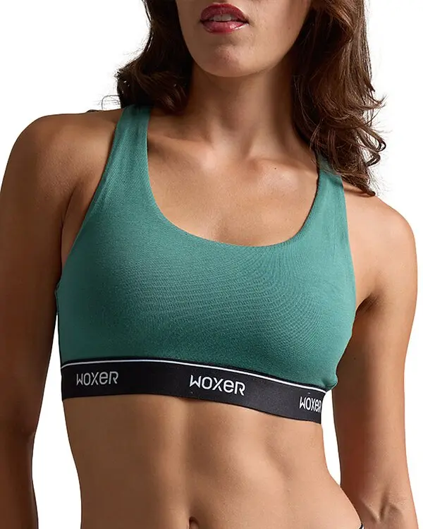 WOXER Ultra-soft Boss Racer Bralette - Jade