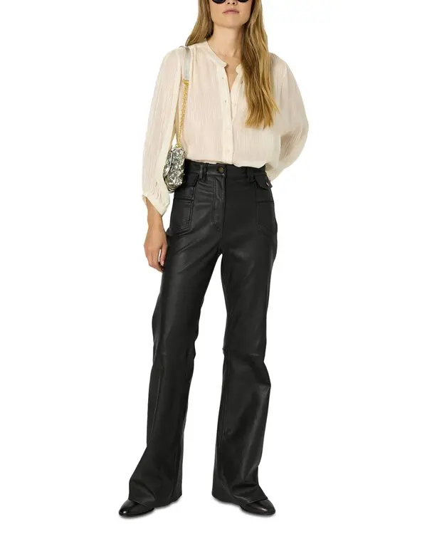 Gerard Darel Semi Sheer Blouse