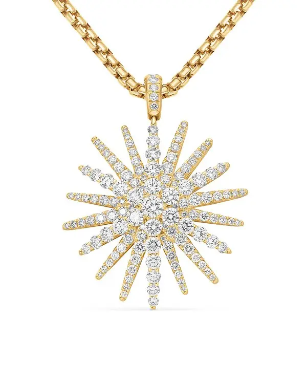 David Yurman Starburst Pendant - Gold