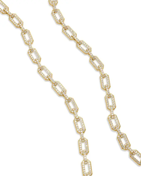 David Yurman Pave Chain Necklace