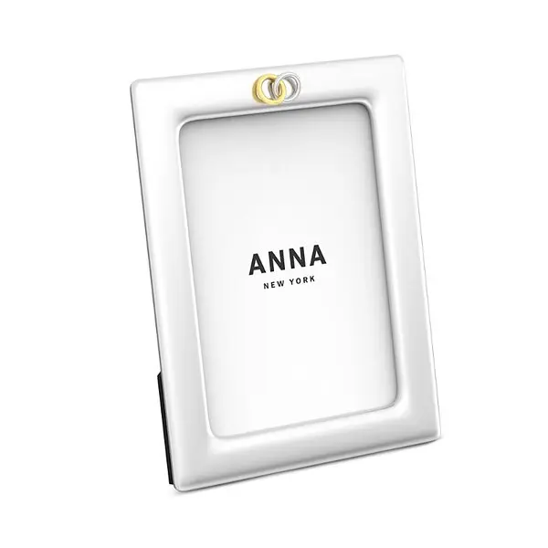 ANNA NEW YORK Ring Picture Frame, 5 X 7 - Silver And Gold