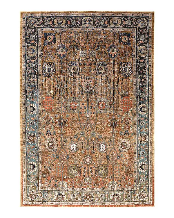KARASTAN Spice Market Myanmar Area Rug, 9'6 X 12'11 - Tobacco