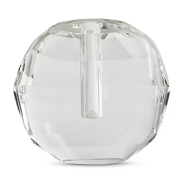 TIZO Crystal Glass Optic Vase, Small - No Color