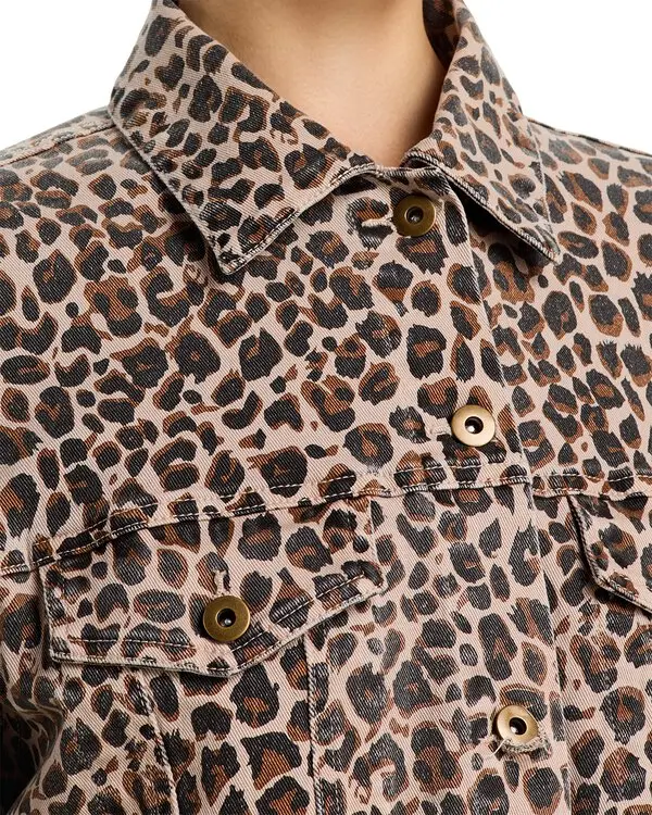 Vintage Havana Stretch Denim Crop Jacket