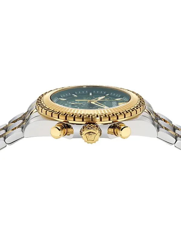 Versace Fornax Chronograph, 43mm - Two Tone