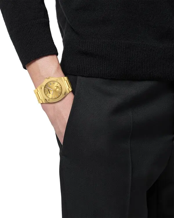 Versace Tolomeo Bracelet Watch 40mm - Gold