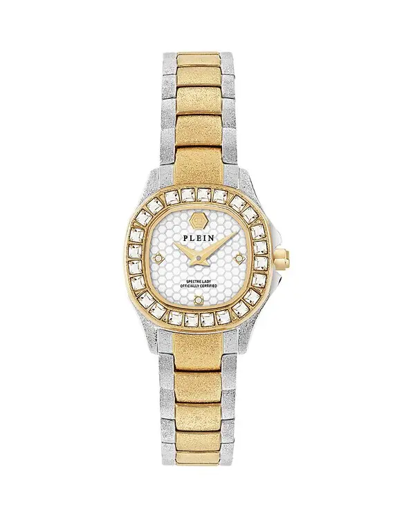 Philipp Plein Plein $pectre Lady Mini Crystal Watch, 23mm - White/two Tone