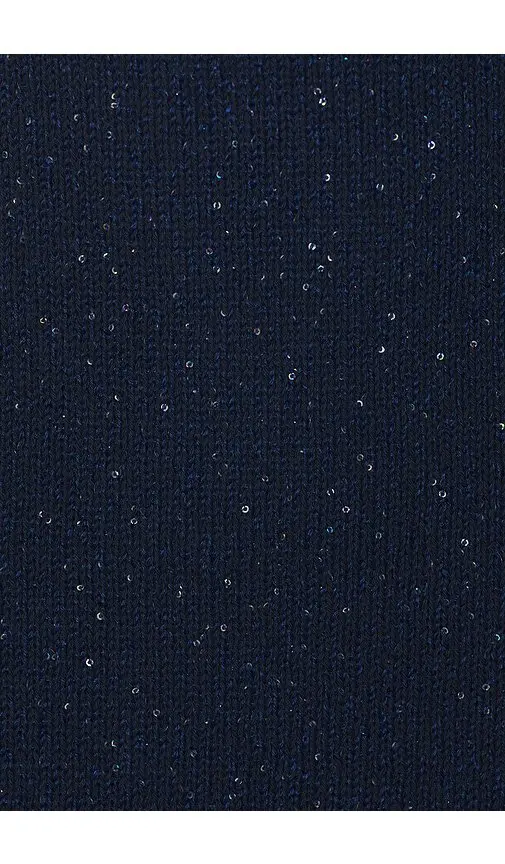 ASTA RESORT Maya Longsleeve Mini Dress - Navy