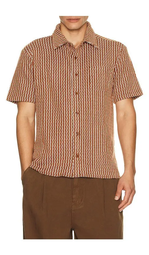 BOUND Castro Woven Shirt In . Also