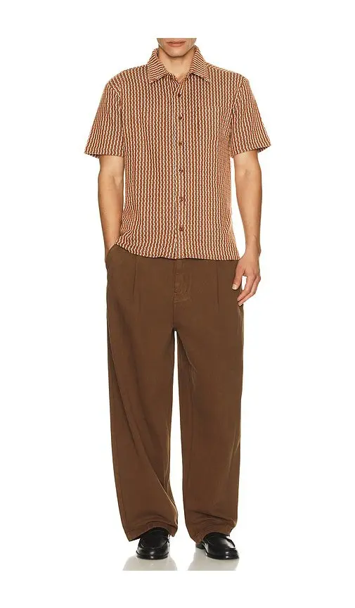 BOUND Castro Woven Shirt In . Also