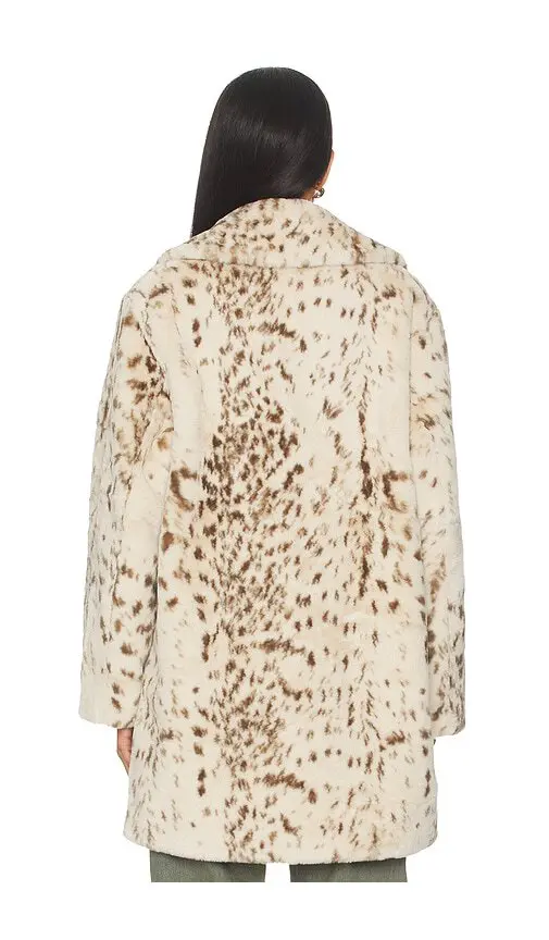 LAMARQUE Linnea Faux Fur Coat - Beige