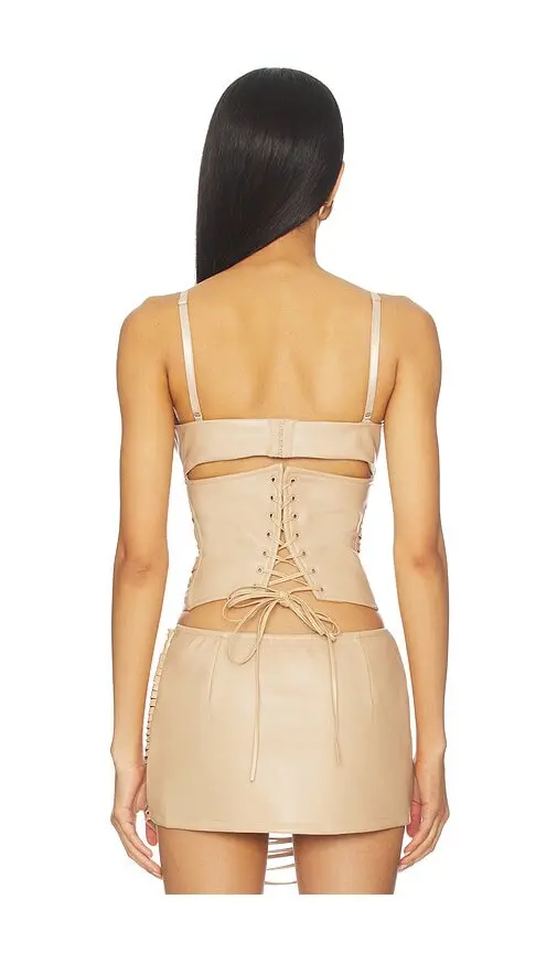 NIIHAI Lazer Cut Corset - Beige